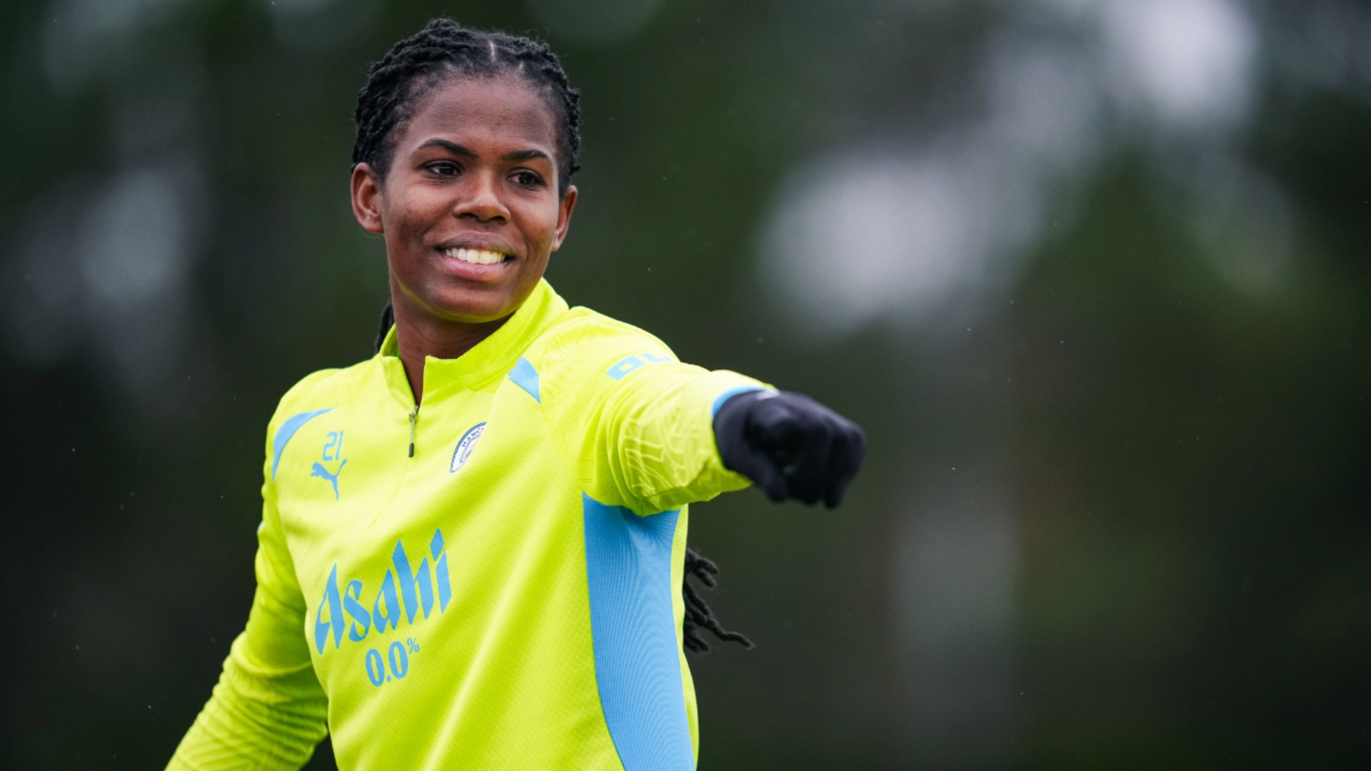 Training: City are up for the Cup...