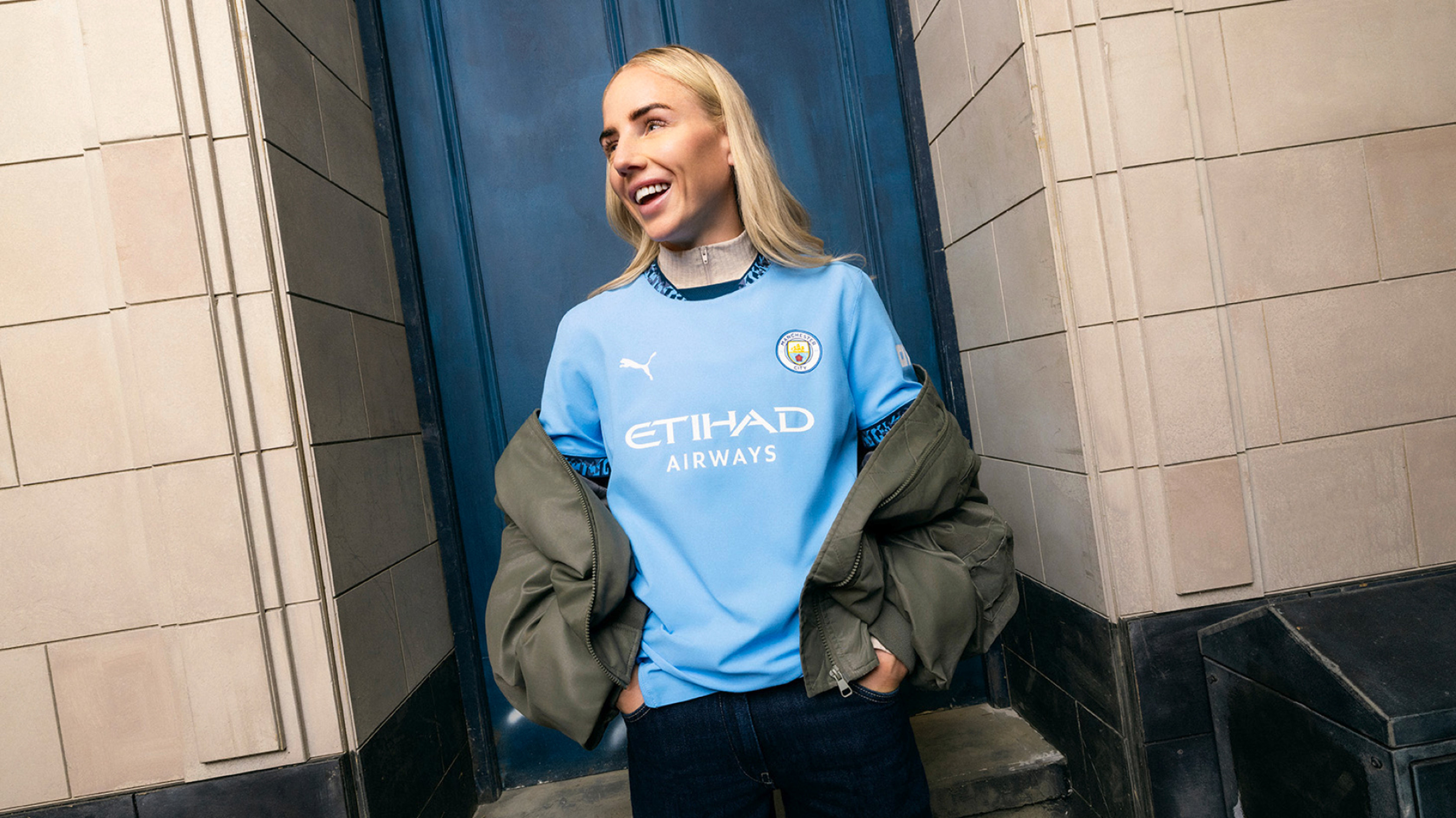 Gallery: Players try on our new PUMA 2024/25 home kit