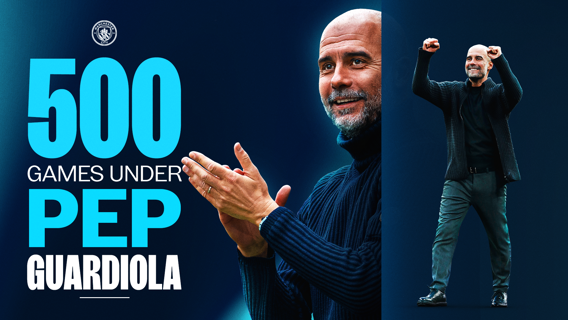 Pep Guardiola alcanza los 500 partidos con el City