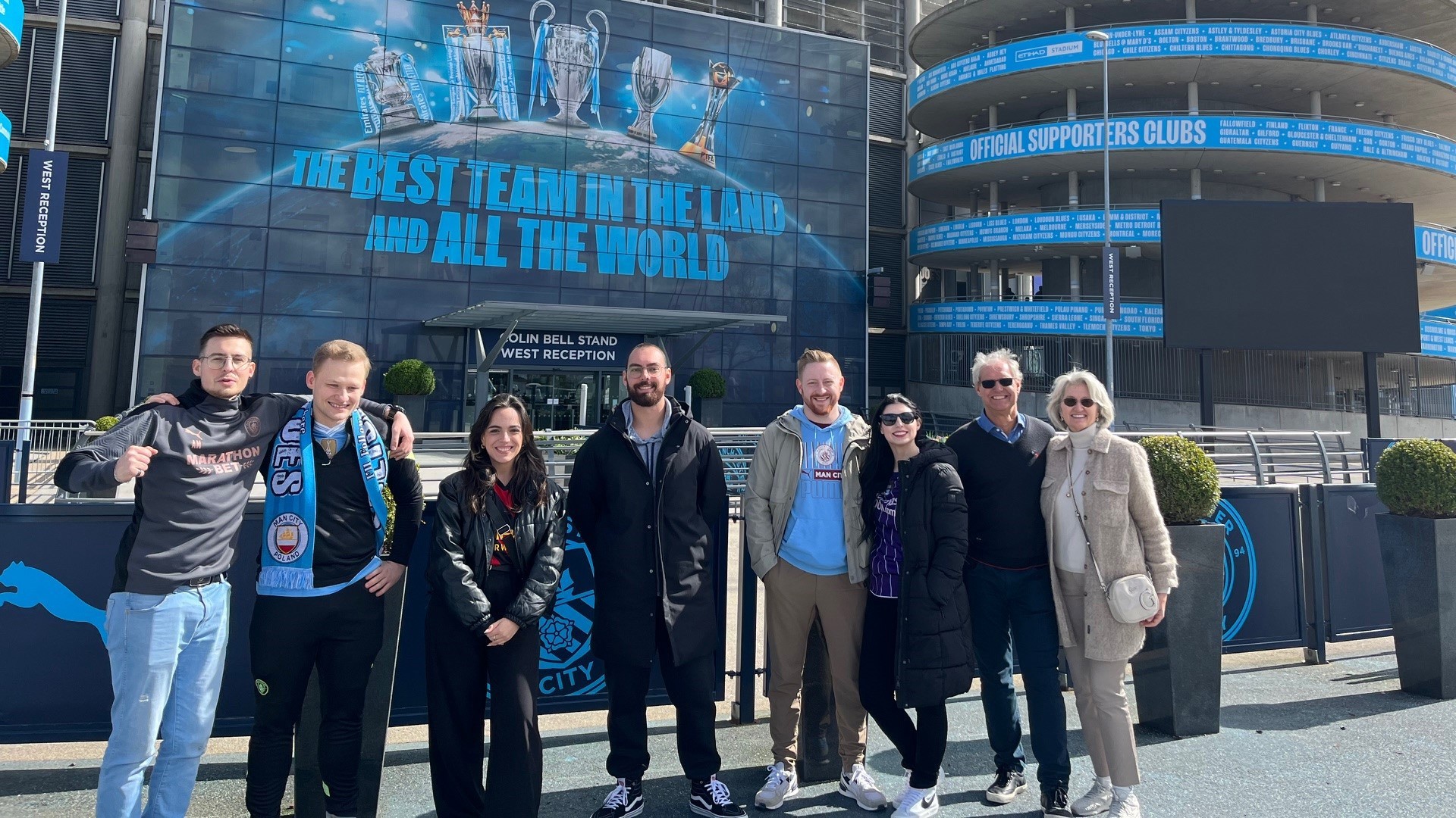 OSC winners enjoy dream trip to Etihad clash