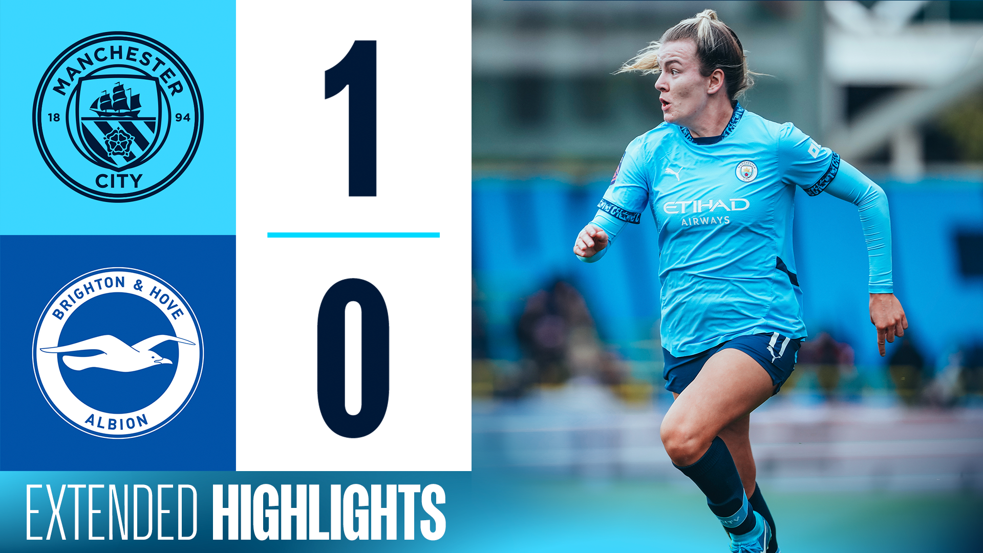 Extended highlights: City 1-0 Brighton