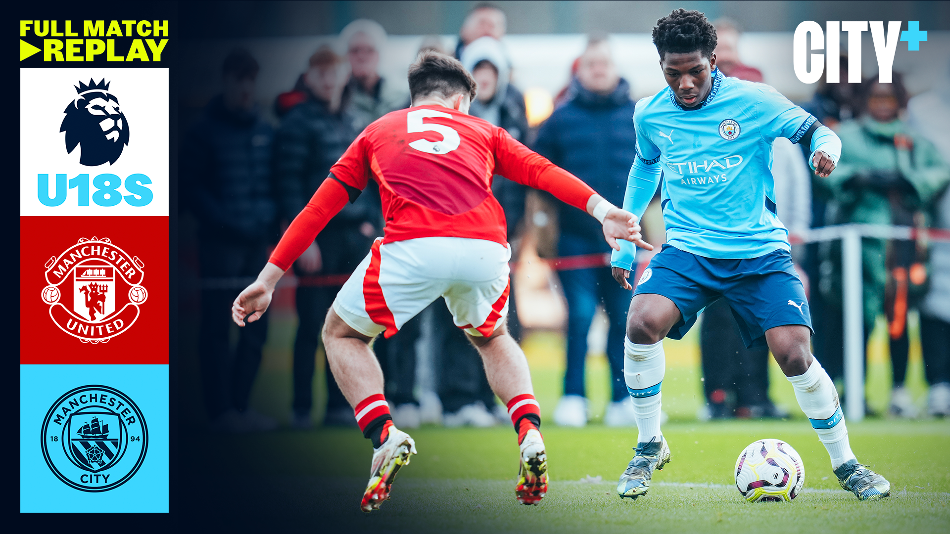 Full-match replay: Manchester United Under-18s v City Under-18s
