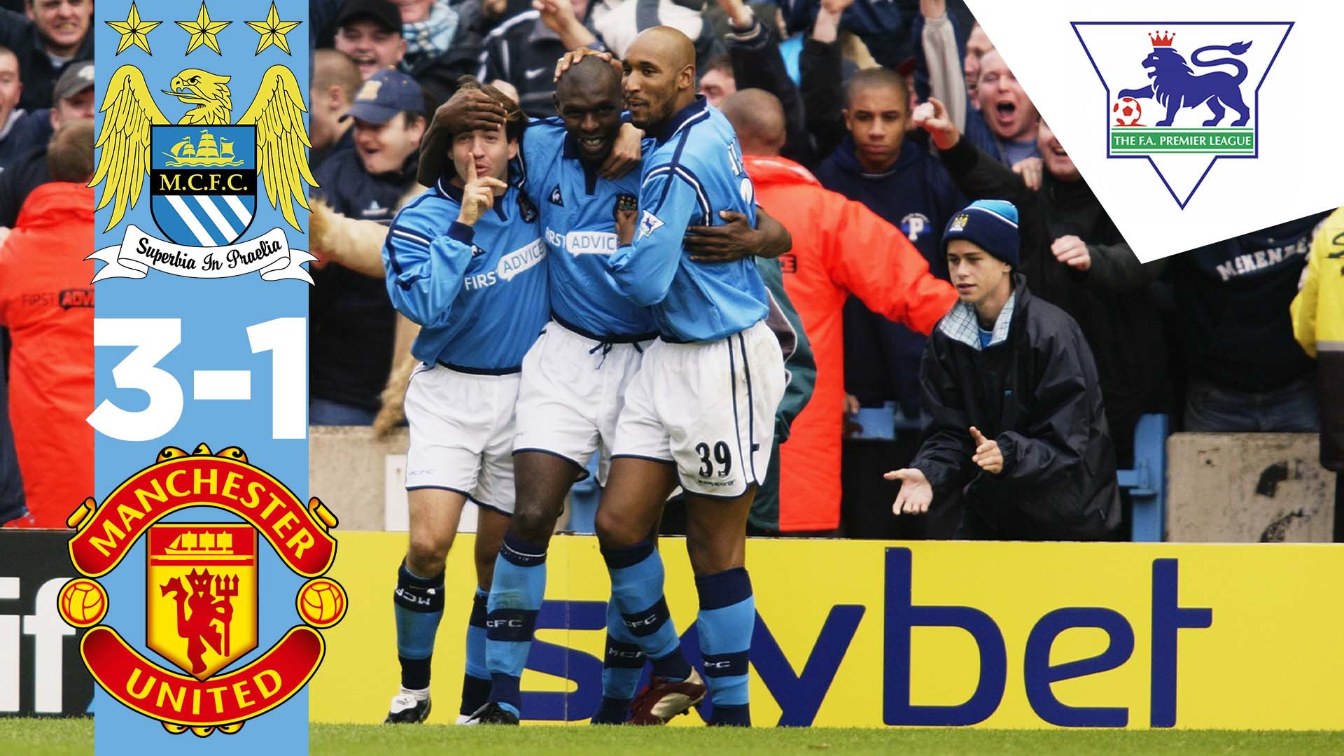 Classic derby highlights: City 3-1 United 2002
