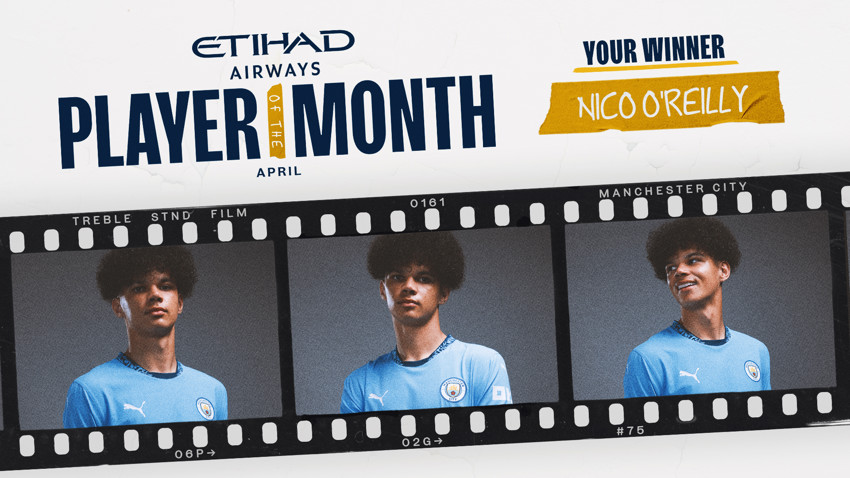 O’Reilly élu Etihad Joueur du Mois d’avril