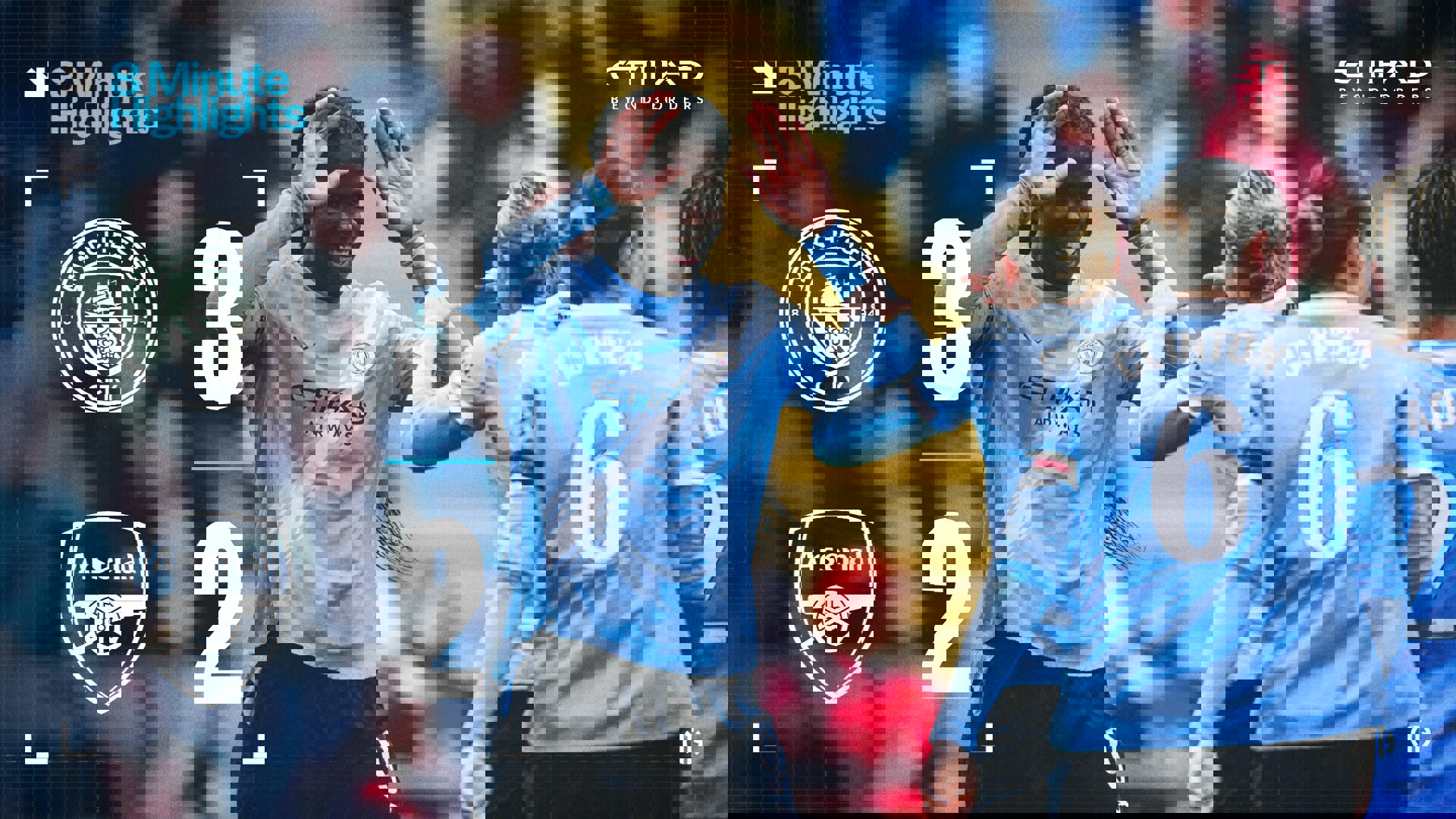 City 3-2 Arsenal: 8-minute highlights