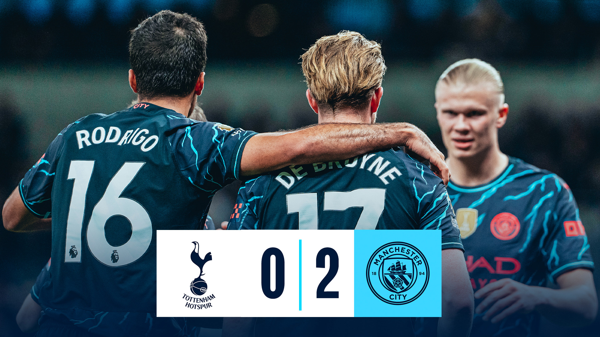 Brief highlights: Spurs 0-2 City