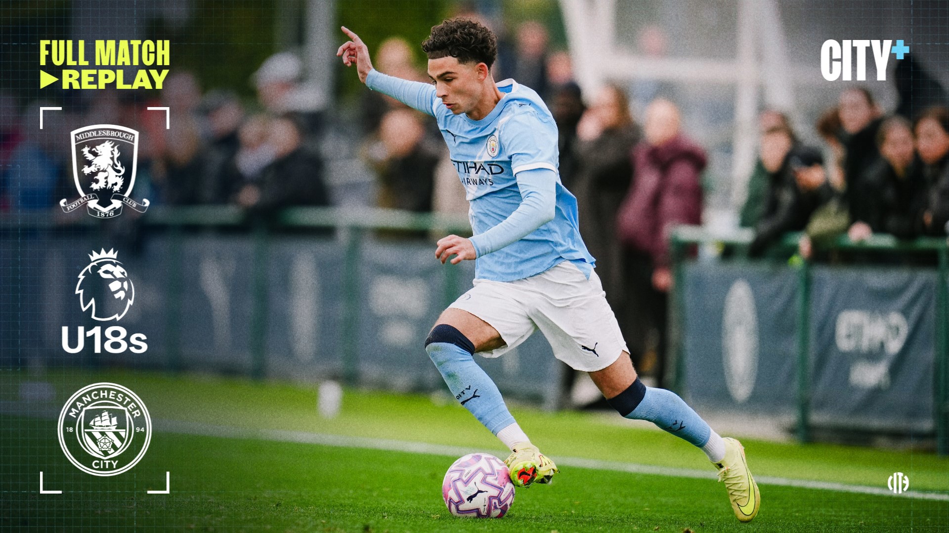 Full-match replay: Middlesbrough v City - Under-18 Premier League North