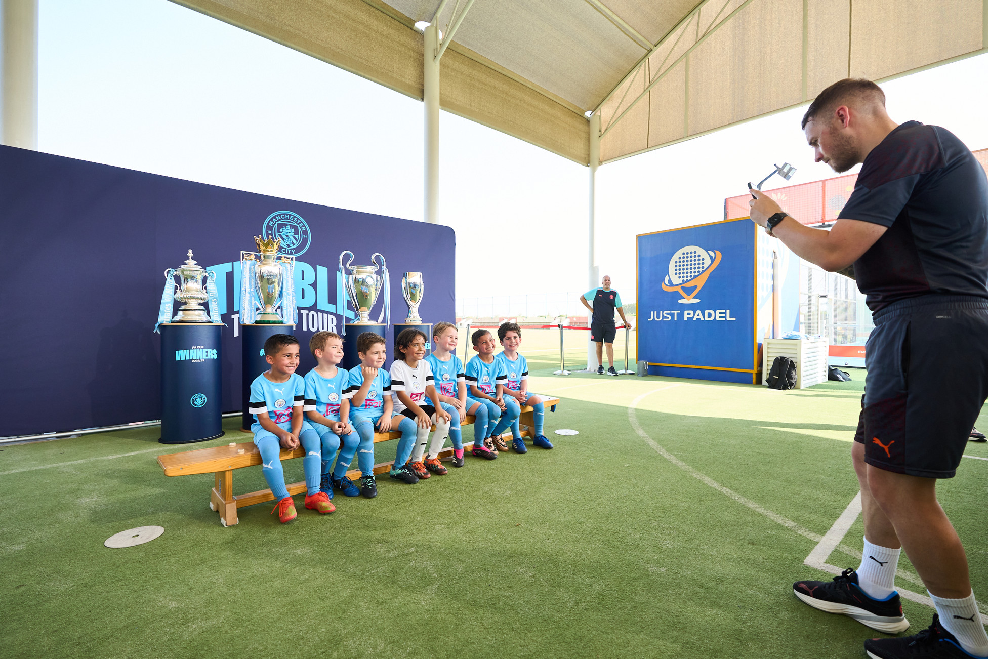 Treble trophies visit City Football Schools in Abu Dhabi and Dubai