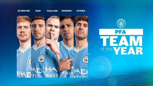 City quintet named in PFA Team of the Year