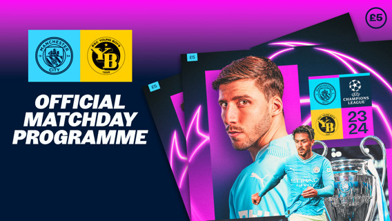 City v Young Boys: New UCL edition of the matchday programme available now