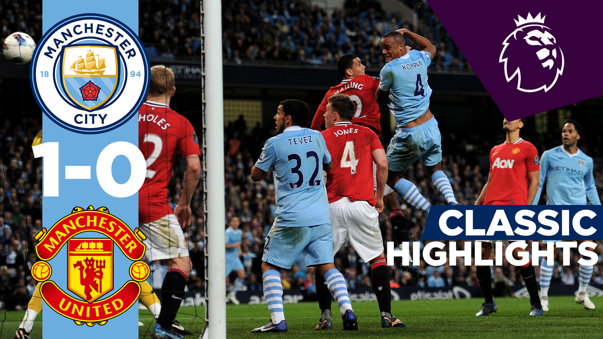 Classic Highlights: City 1-0 Manchester United