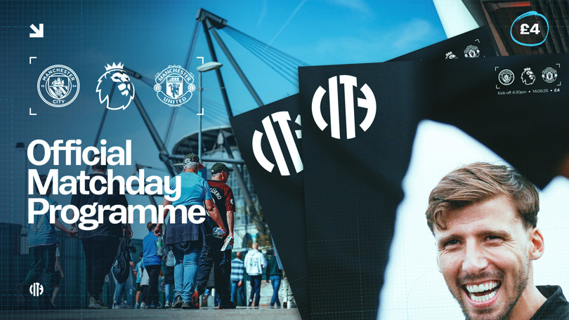 City v Manchester United programme: Txiki tribute, Dias interview and ...
