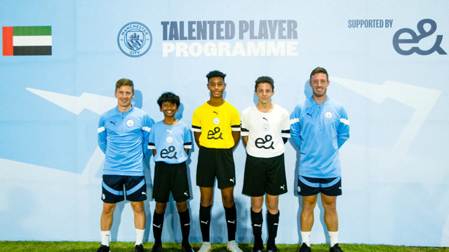 e& and Manchester City Football Schools support Talented Player ...