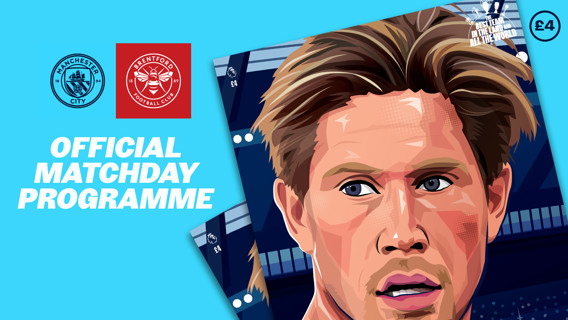 City v Brentford match programme: Haaland in-depth interview and KDB on the cover