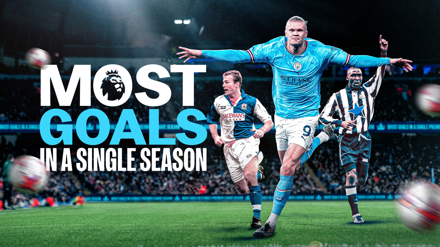 Haaland breaks Premier League goalscoring record