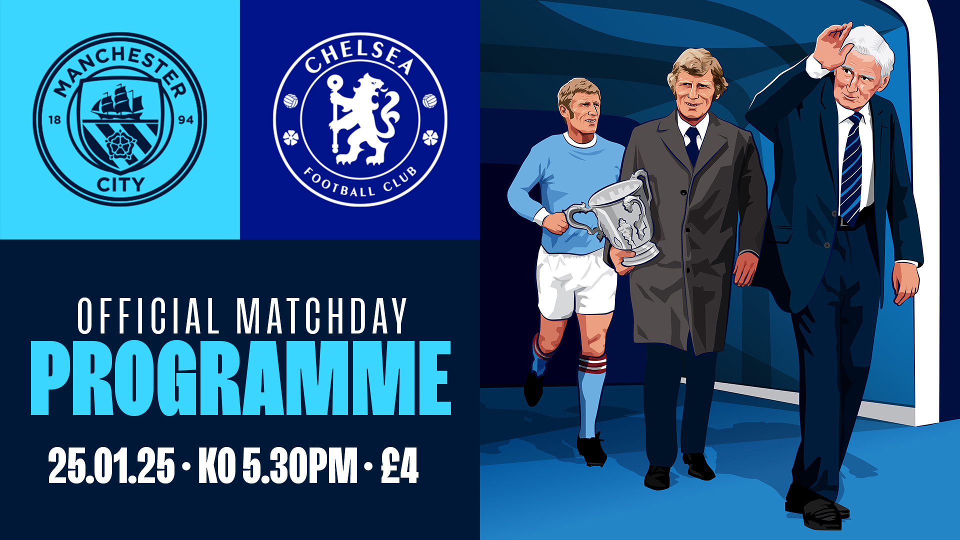 City v Chelsea: Tony Book tribute in our matchday programme