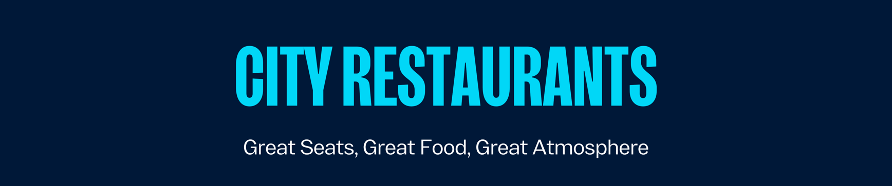 Men's Team Hospitality | Manchester City F.C.