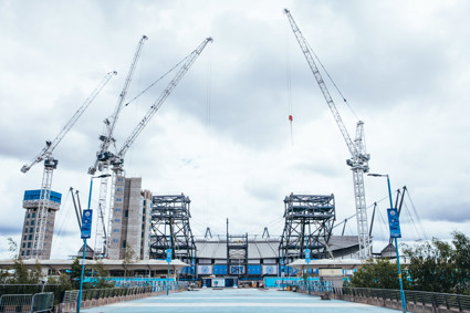 Progress continues at pace on Etihad Stadium expansion