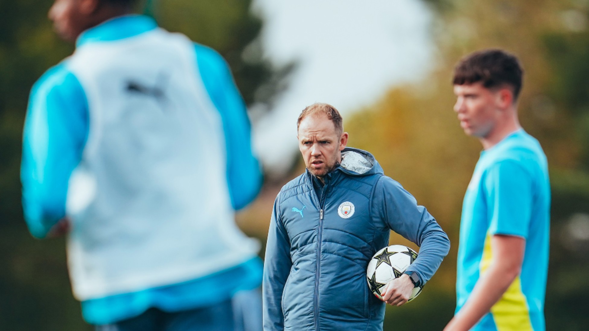 Training: City youngsters gear up for latest UEFA Youth League test