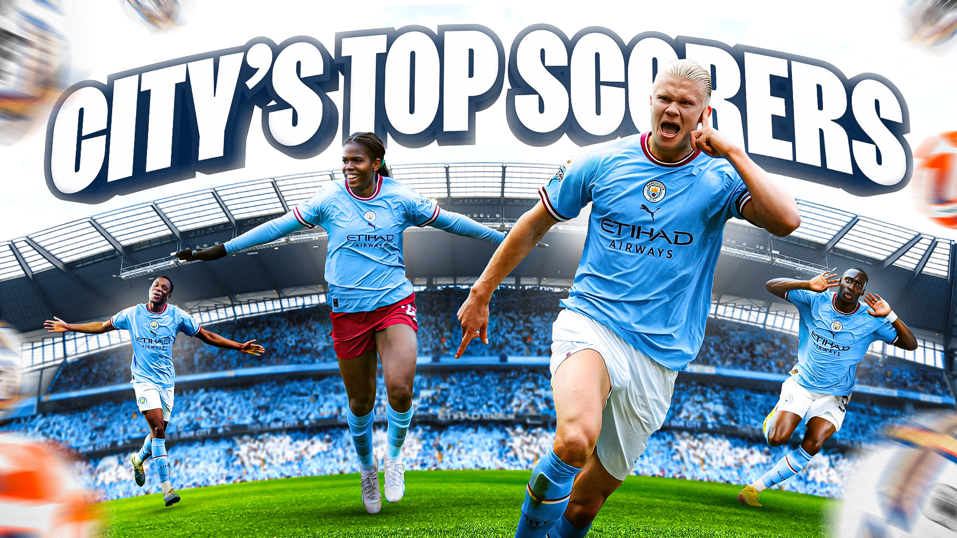 City’s top scorers: Haaland, Shaw, Borges and Oboavwoduo react to their goals!