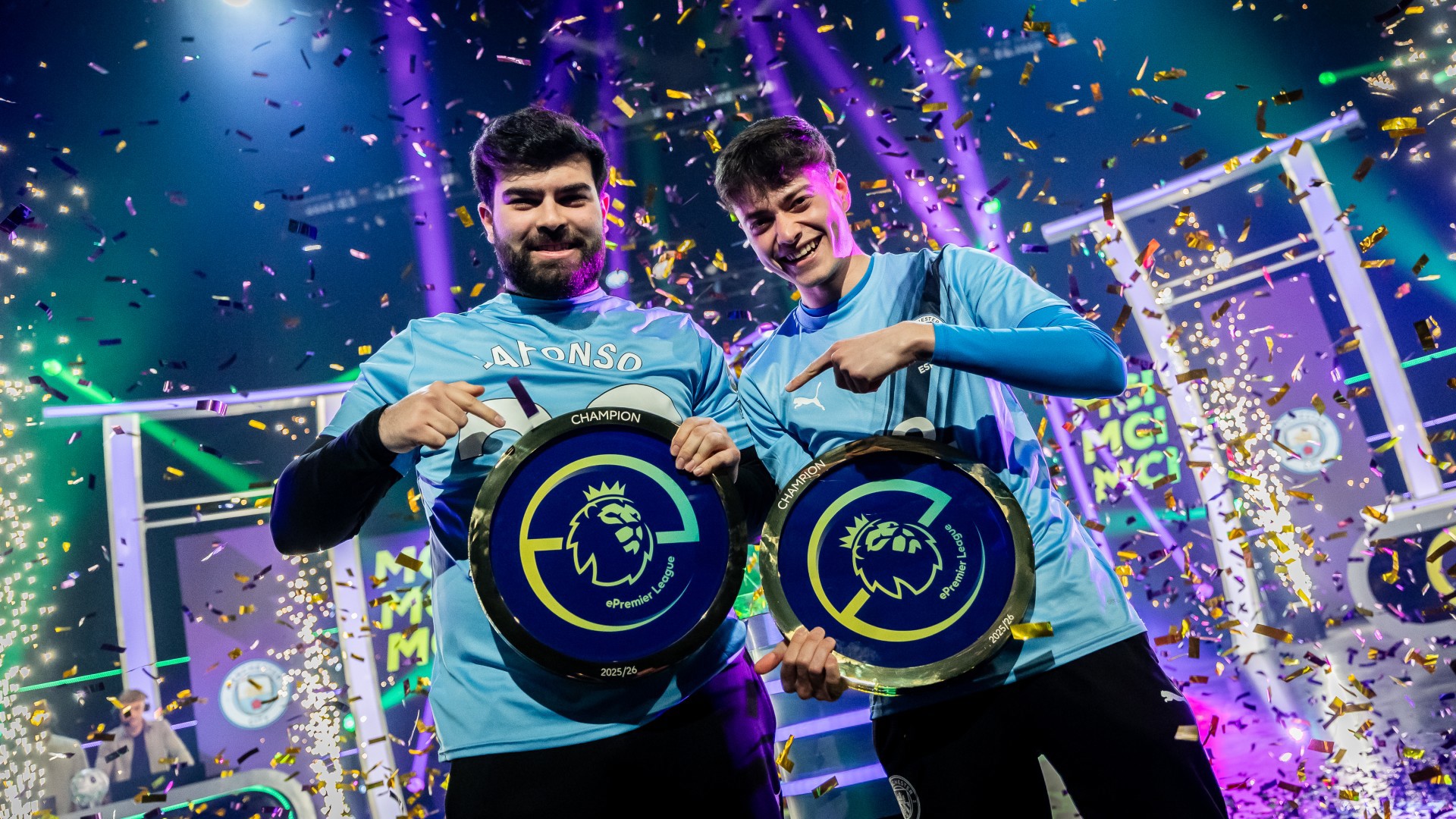 Gallery: City lift third straight ePremier League trophy!