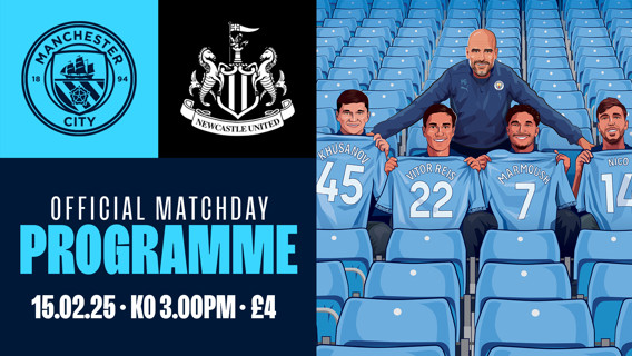 City v Newcastle programme: Classic cover, Savinho, Stones and much more
