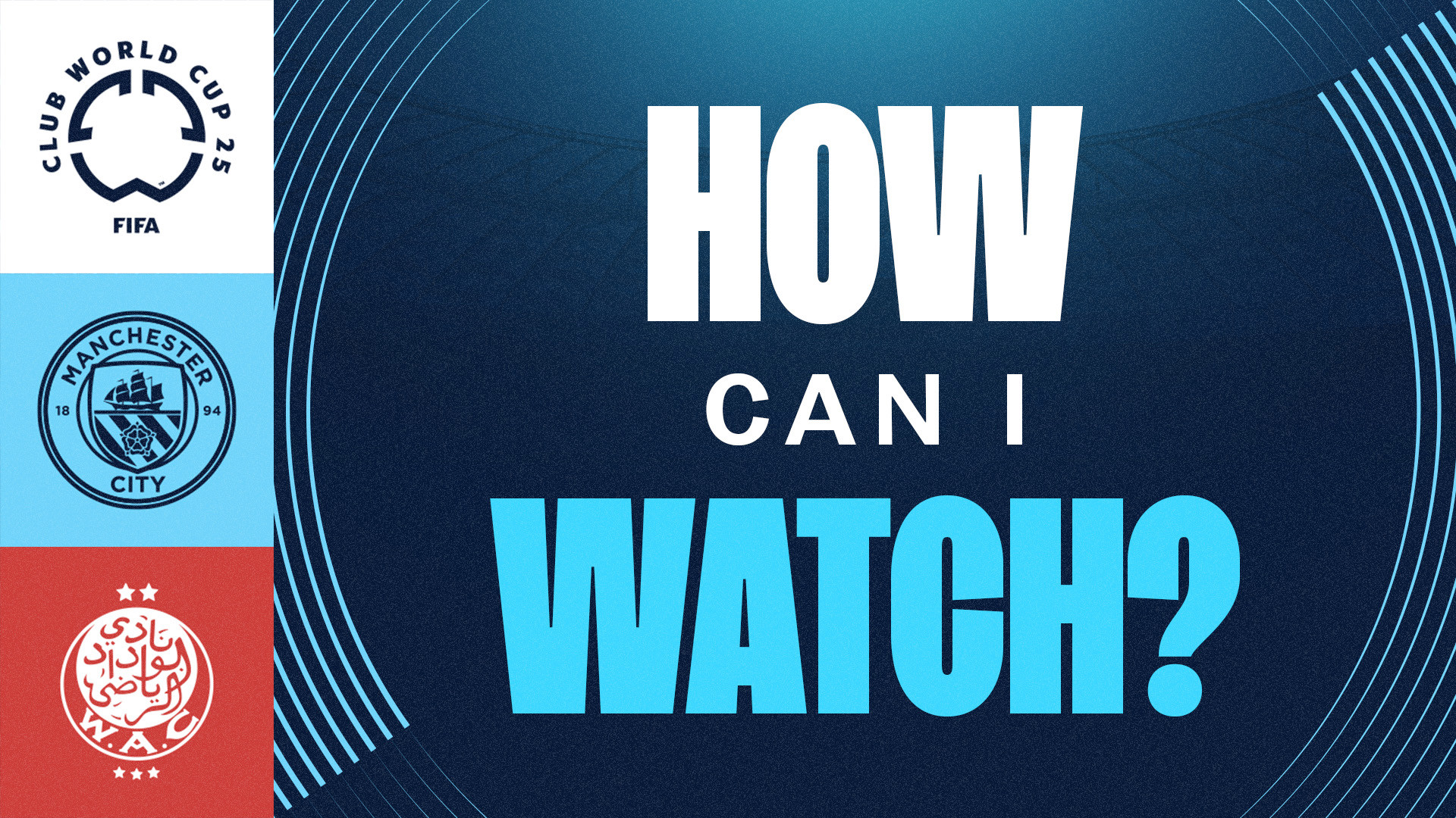 Where can I watch City v Wydad AC?