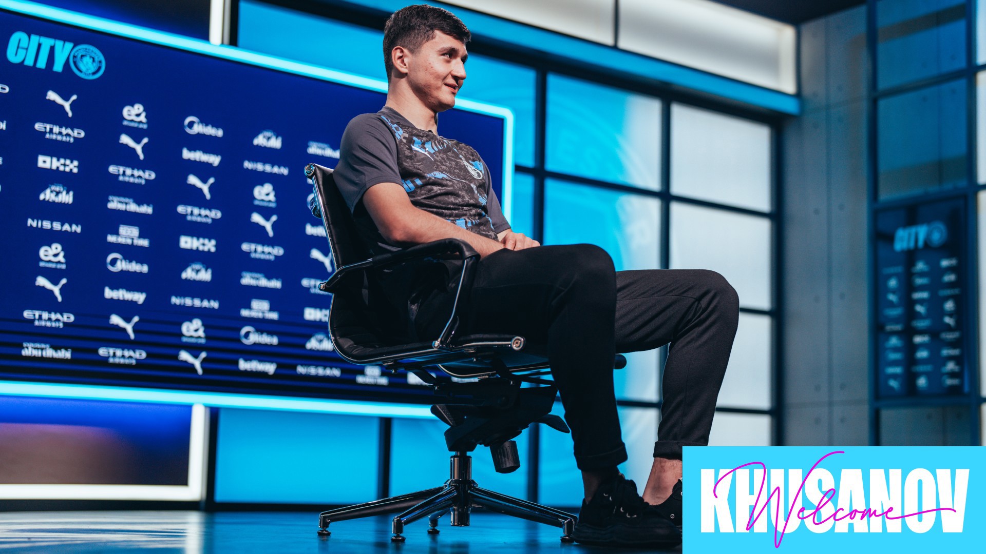 Watch: Khusanov gives first interview as a City player