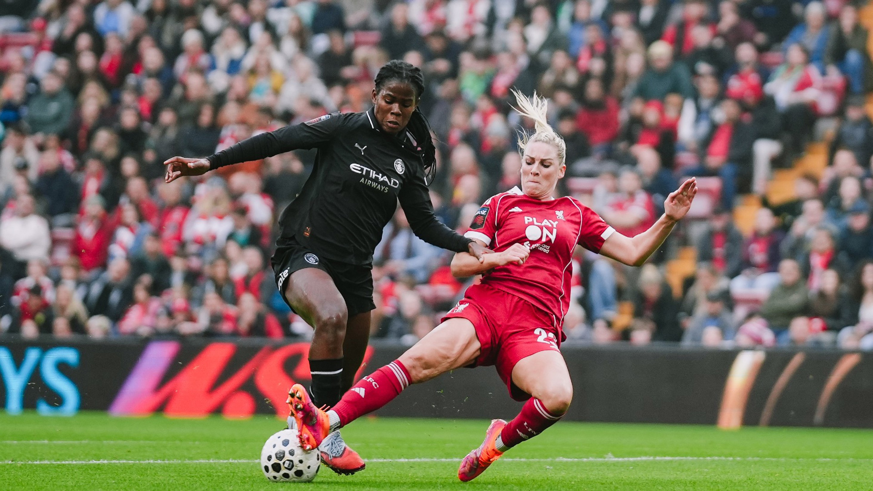Gallery: City leave it late at Liverpool!