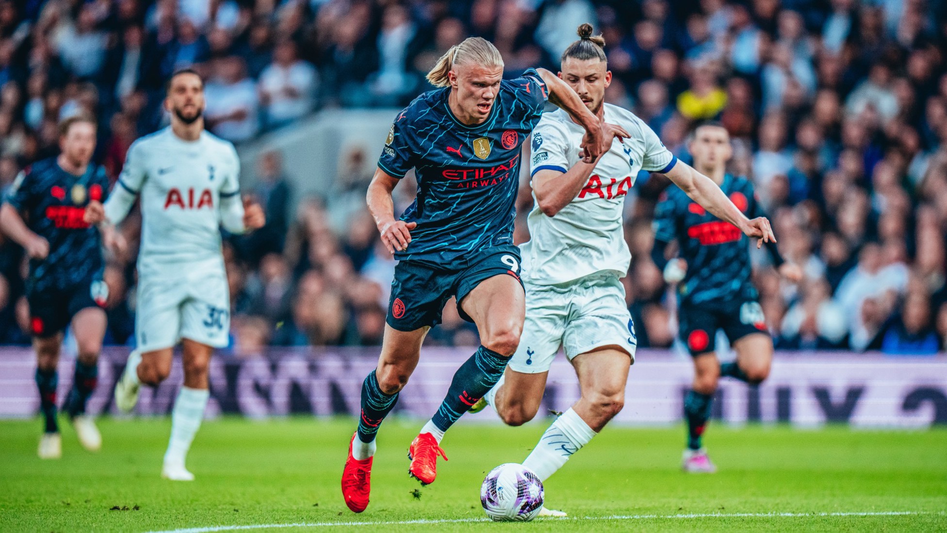 Gallery: Haaland hands City vital victory at Spurs