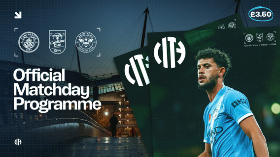 City v Brentford matchday programme: Nunes the cover star and main ...