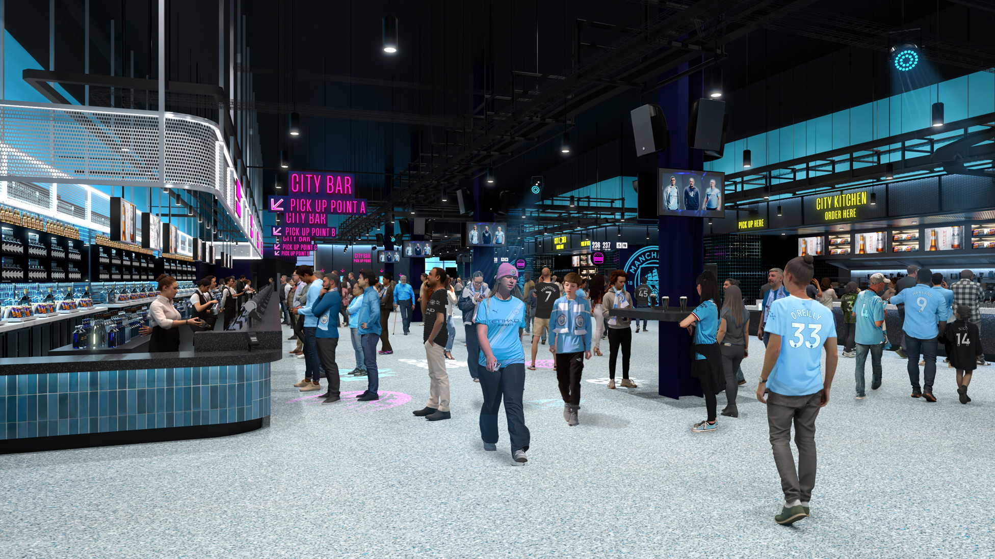 First look at the North Stand's new Bar and Hospitality spaces