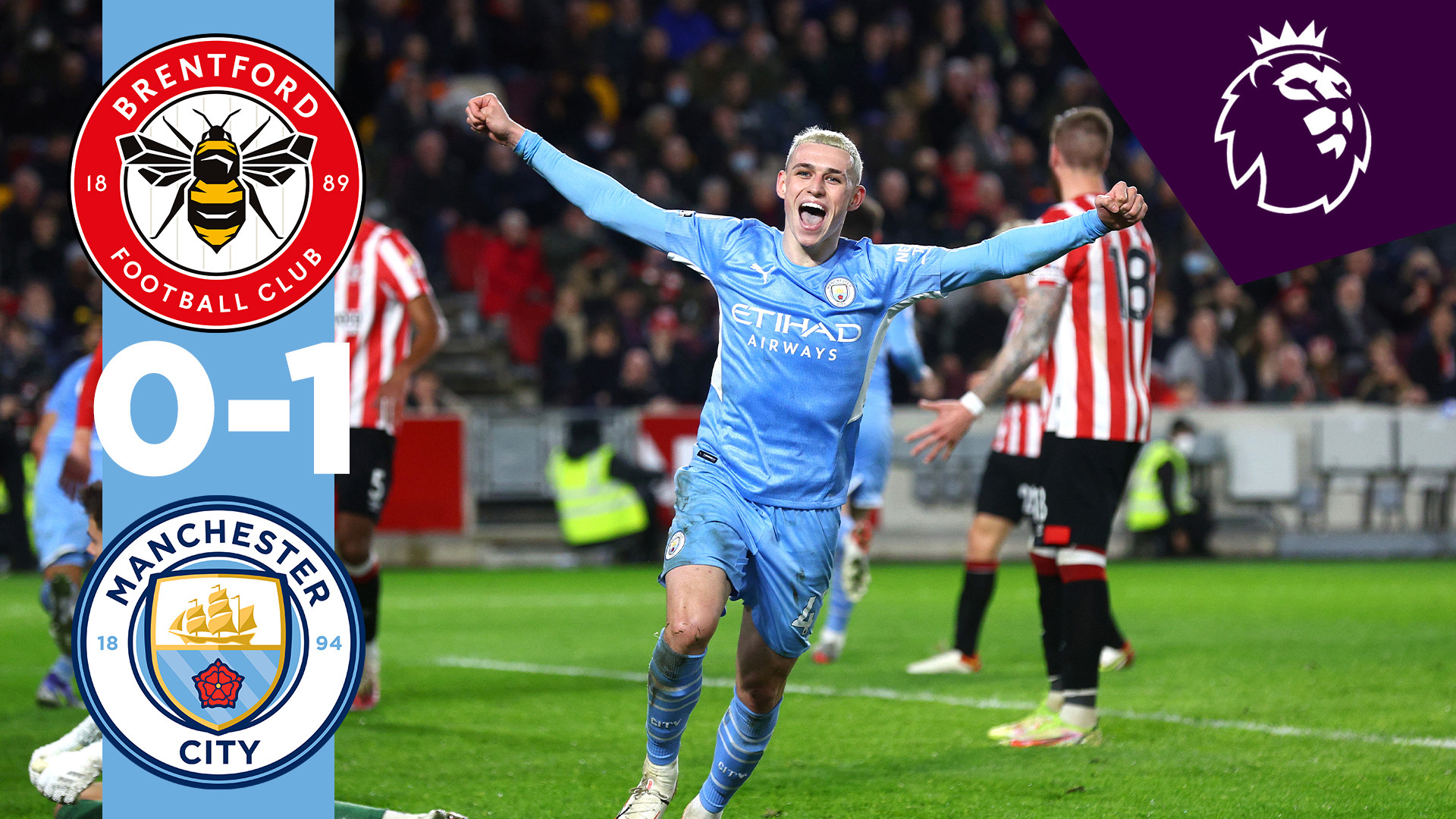 Brentford 0 1 City Extended Highlights