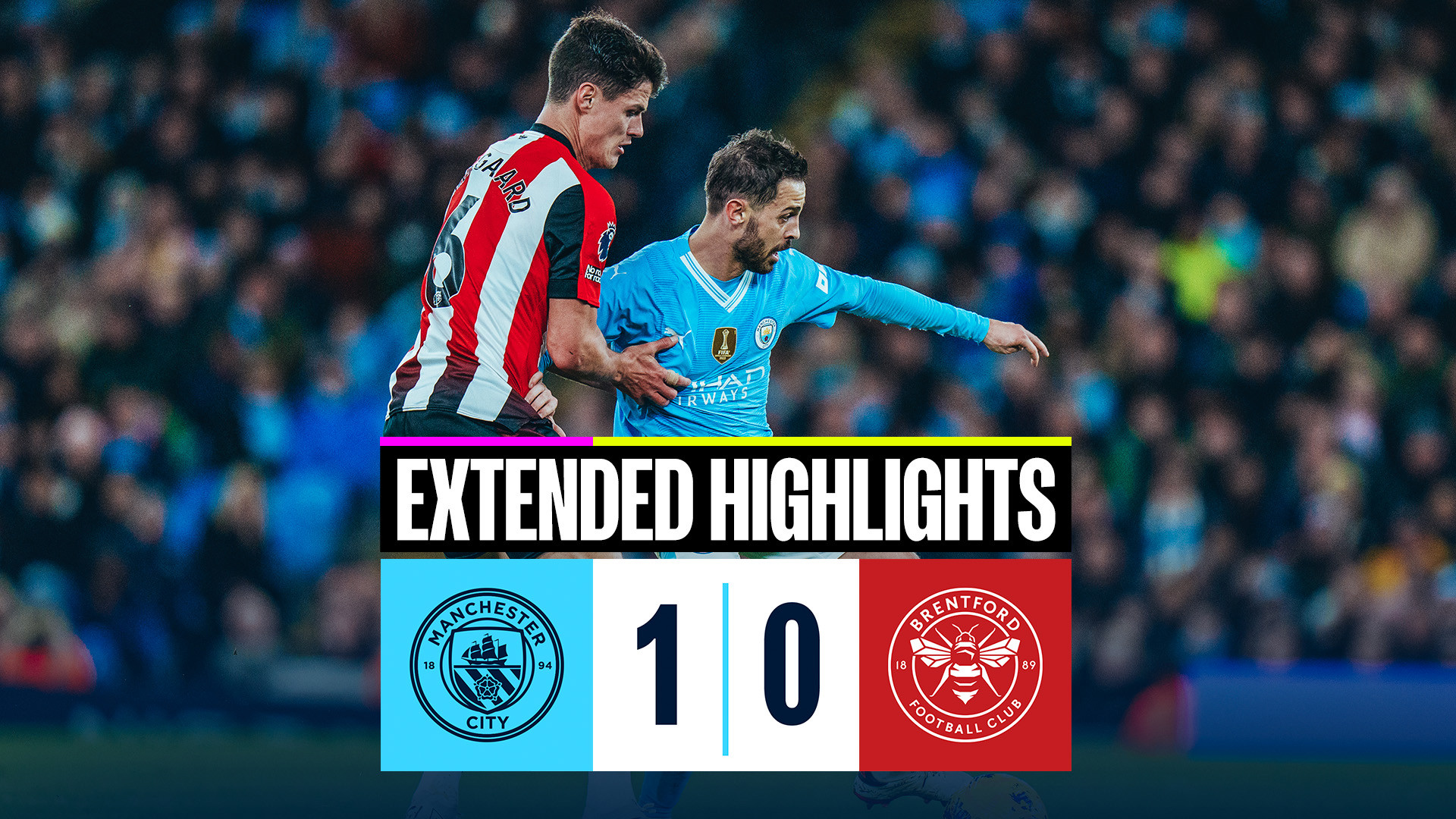 Extended highlights: City 1-0 Brentford