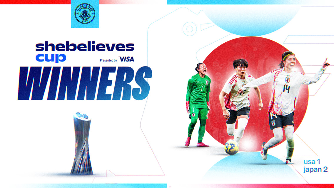 City stars help Japan to SheBelieves Cup glory