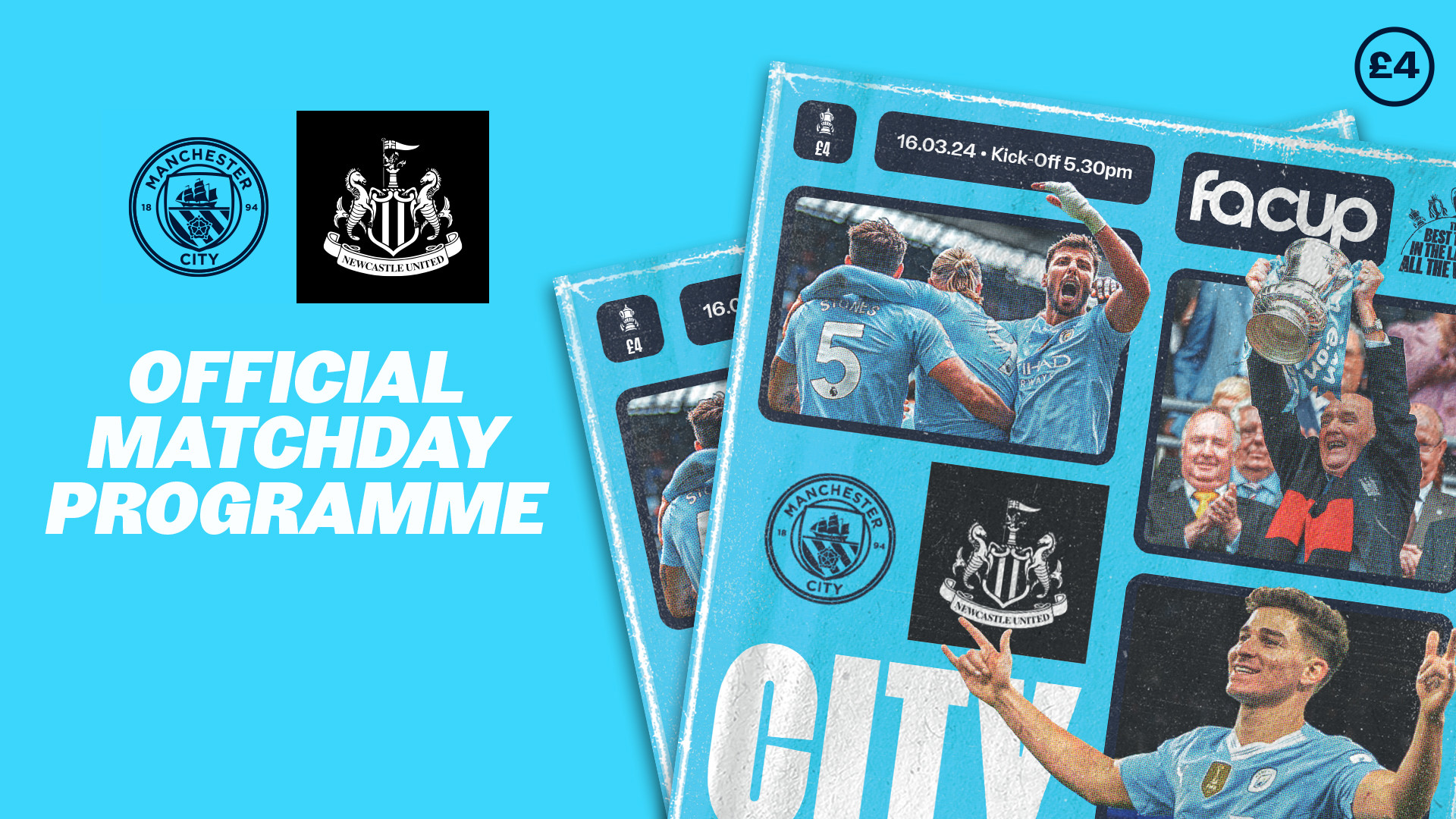 City v Newcastle programme: Haaland interview, Tueart celebration and ...