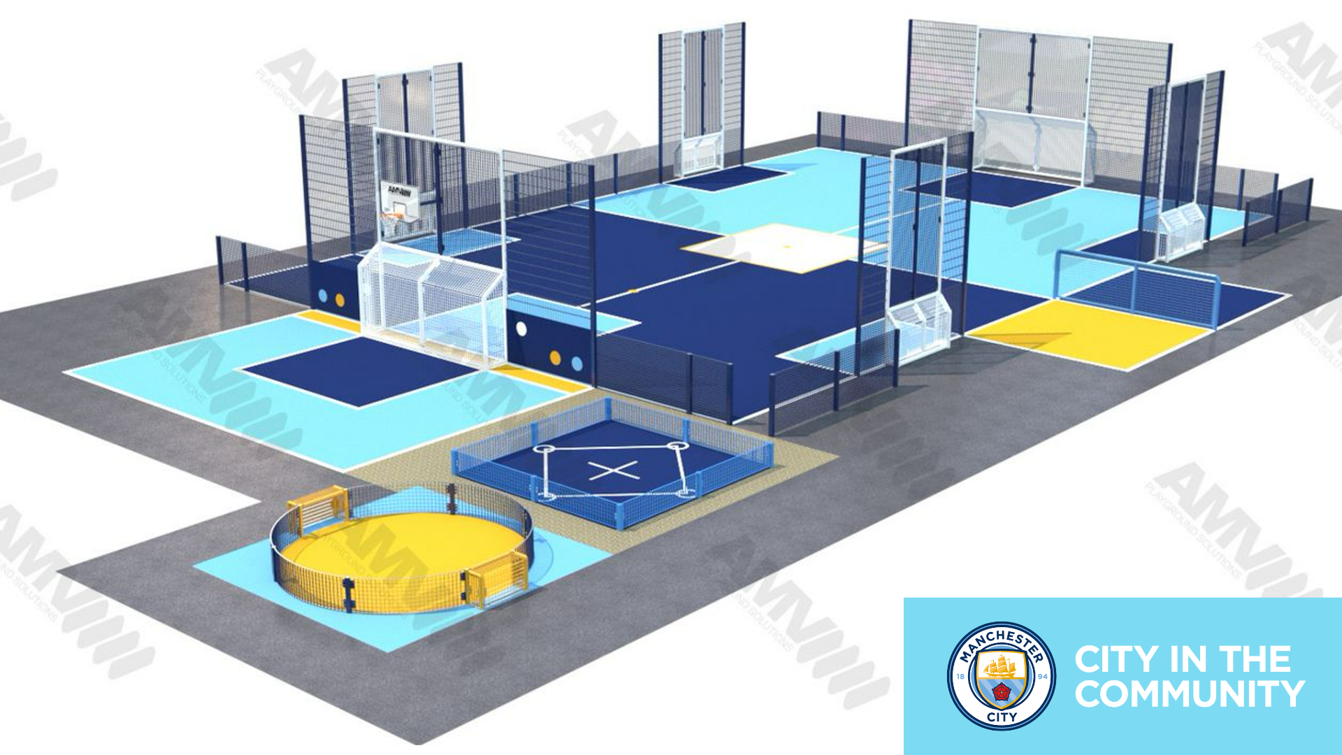 City in the Community begins building new sports facilities for local ...