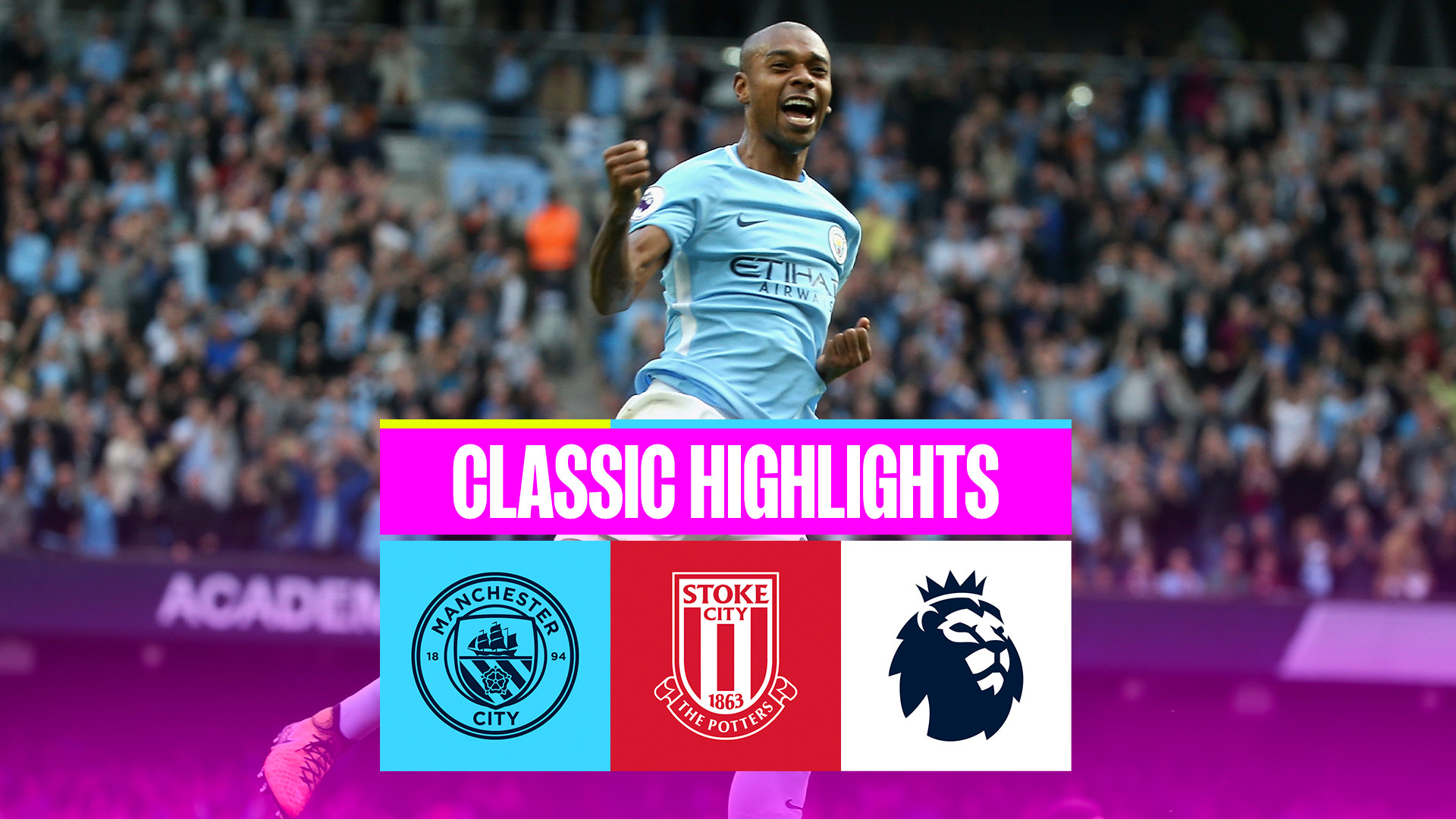 Classic Highlights: City 7-2 Stoke City