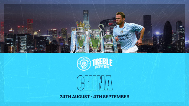 Treble Trophy Tour to head to China