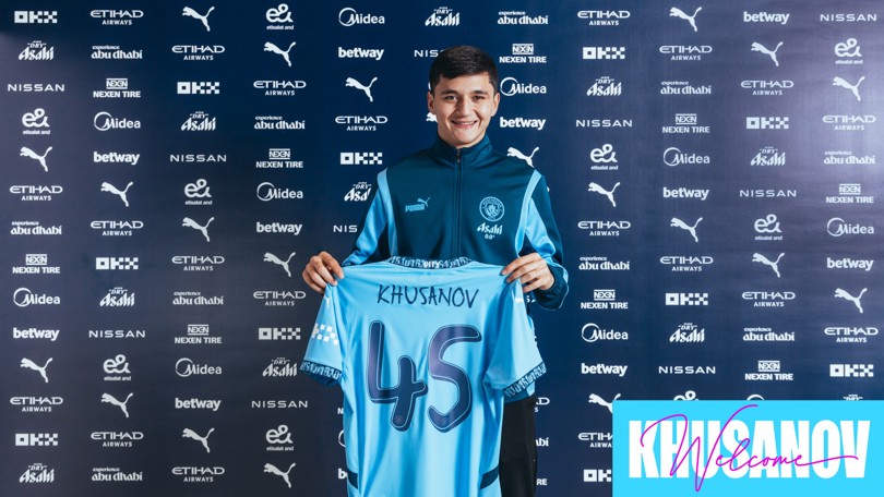 Khusanov chooses to wear No.45 shirt!