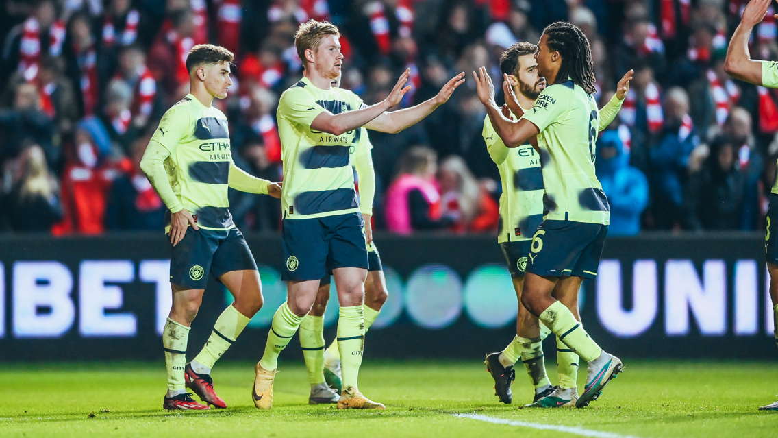 Bristol City 0-3 City: Stats of the match